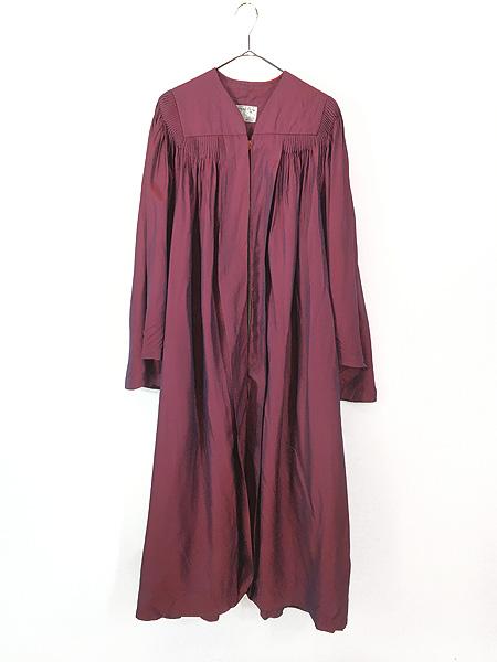 レディース 古着 60s E・R MOORE CO.  玉虫色 ヴィンテージ ゴスペル ローブ ワンピース ドレス ガウン ロング丈 M 古着