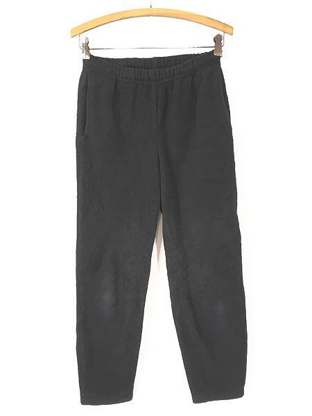古着 90s USA製 Patagonia シンチラ フリース イージー パンツ 黒 S 古着