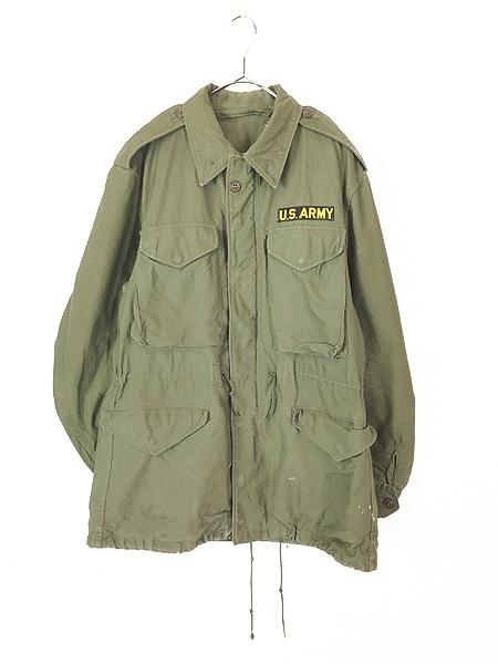 古着 50s 米軍 US ARMY M-51 初期型 ヘビー コットンサテン ミリタリー フィールド ジャケット S-R