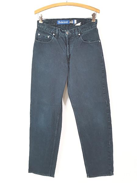 古着 90s Levi's Silver Tab 755-1766 「Relaxed」 ダークネイビー デニム パンツ ジーンズ W30 L30