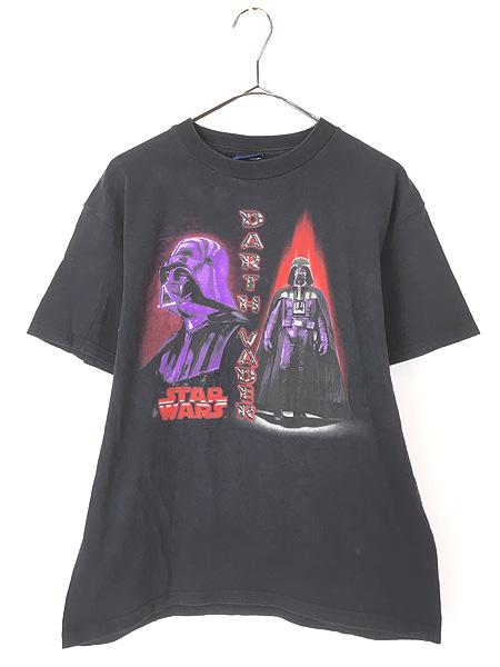 古着 00s- STAR WARS Darth Vader スターウォーズ ダースベイダー ムービー Tシャツ L位 古着