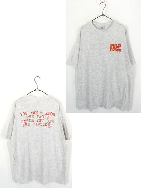 古着 90s USA製 Pulp Fiction タランティーノ ユマ サーマン 映画 ムービー Tシャツ XL