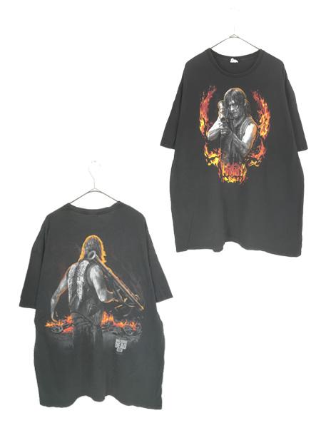 古着 10s The Walking Dead 「ダリル ディクソン」 ゾンビ TV ドラマ Tシャツ XXL 古着