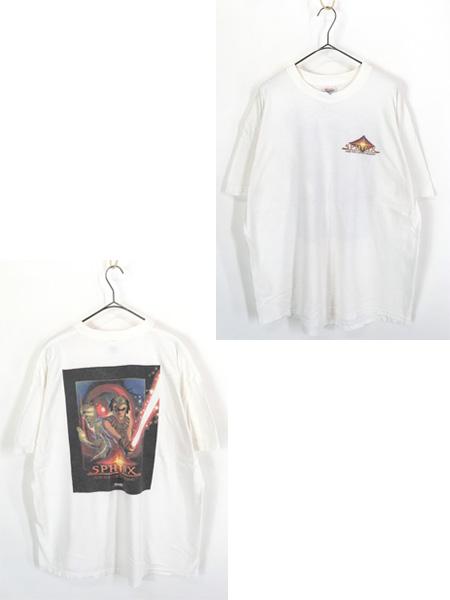 古着 00s SPHINX 「スフィンクスと呪われたミイラ」 アクション アドベンチャー ゲーム Tシャツ XL 古着