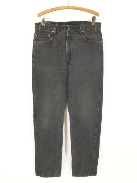 古着 90s Levi's 505-0260 サルファ ブラック デニム パンツ ジーンズ スリム W34 L33