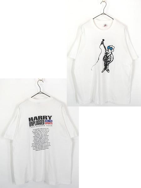 古着 90s USA製 Harry Caray 「Unplugged 1995 Summer Tour」 ツアー Tシャツ XL