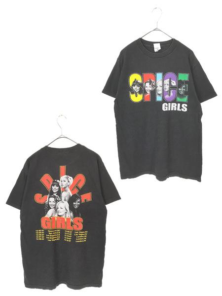 古着 00s Spice Girls 「The Return of the Spice Girls」 レアパターン!! ツアー アイドル R&B ヒップポップ グループ Tシャツ M