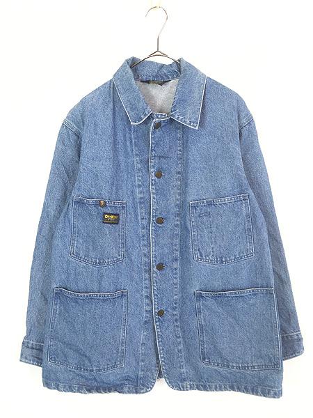 古着 80s USA製 OshKosh B'gosh ブルー デニム ワーク カバーオール ジャケット 44位