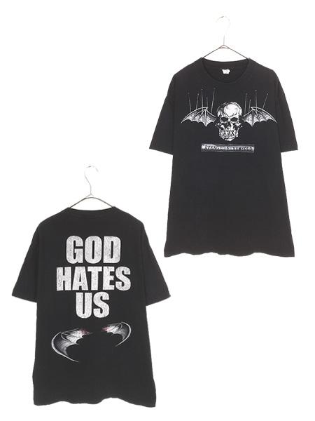 古着 A7X Avenged Sevenfold 「God Hates Us」 ハードコア ヘヴィ メタル ロック バンド Tシャツ L