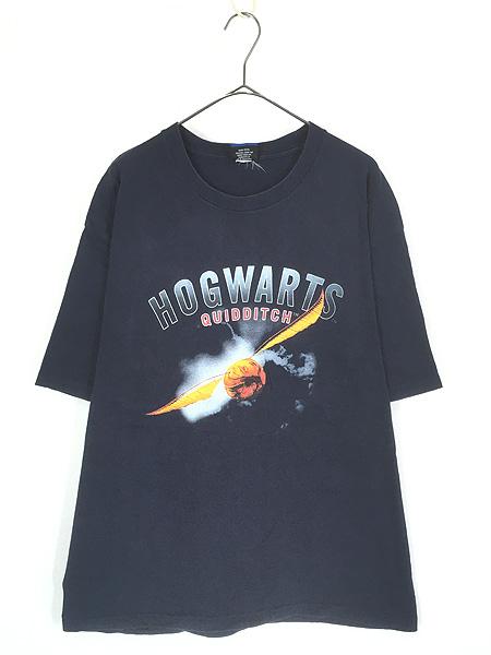 古着 00s Harry Potter ハリー ポッター ホグワーツ クィディッチ ゴールデンスニッチ 映画 ムービー Tシャツ XL位 古着