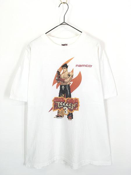 古着 90s namco TEKKEN3 鉄拳3 風間仁 格闘 ゲーム 逆輸入 Tシャツ XL 古着
