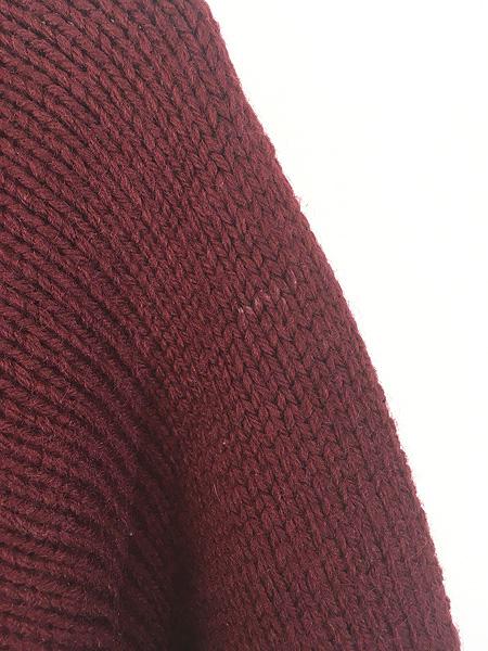 古着 50s CROWN スプリング フルジップ ローゲージ ウール ニット