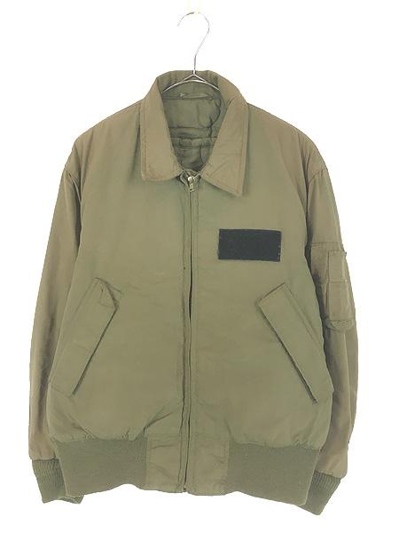古着 80s 米軍 CVC ミリタリー パデッド アラミド タンカース ジャケット M-R