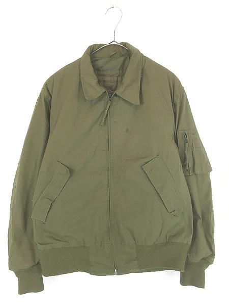 古着 80s 米軍 CVC ミリタリー パデッド アラミド タンカース ジャケット M-L