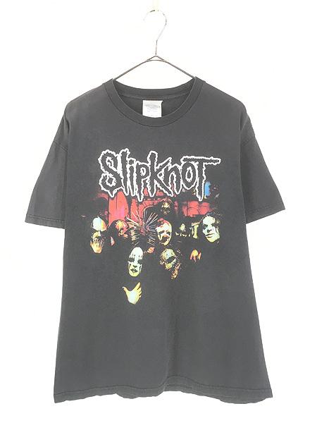 古着 00s USA製 Slipknot 「Duality」 覆面 ヘヴィ メタル ハードコア バンド Tシャツ L