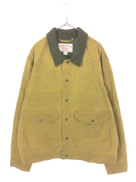 古着 FILSON 「Tin Cloth Work Jacket」 ティンクロス オイルド ワックス ワーク ジャケット Dタン XL