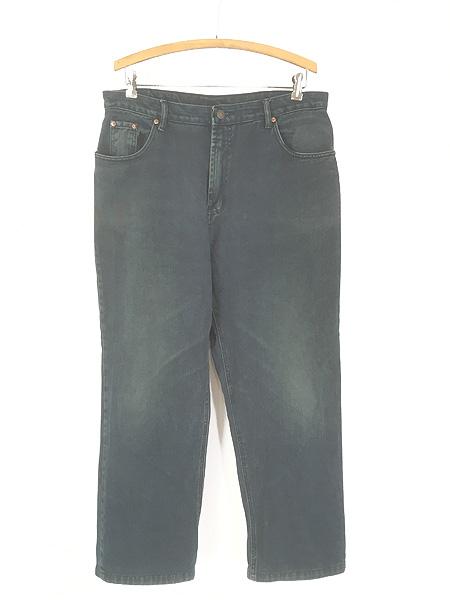 古着 00s USA製 Levi's 6501-5915 サルファ ブラック デニム パンツ ジーンズ テーパード W34 L27