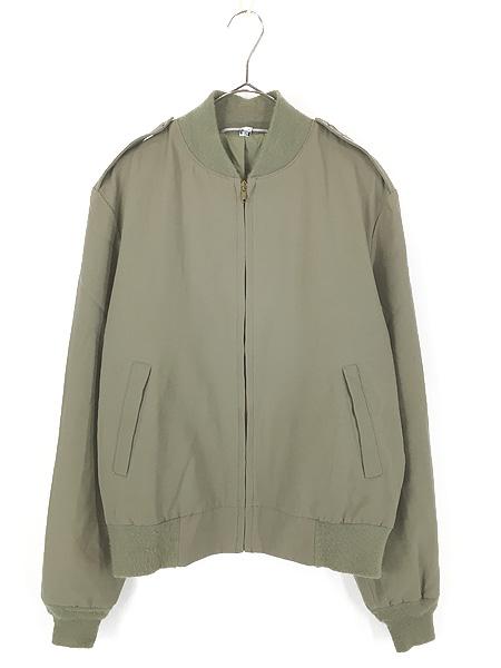 古着 80s BLAUER MFG. Co 「USMC PEWTER 2246」 ミリタリー ライト ウール ギャバジン ジャケット 40L