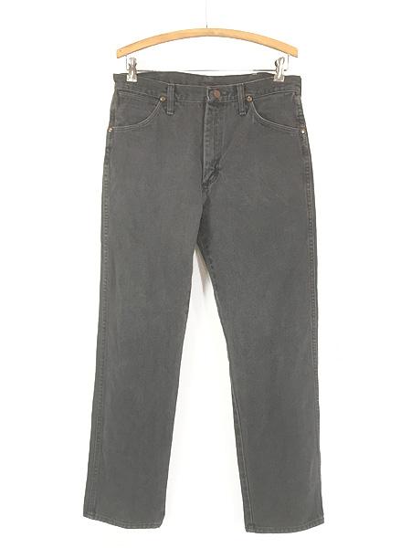 古着 90s USA製 Wrangler 13MWZWK ブラック デニム パンツ ジーンズ ストレート W32 L31