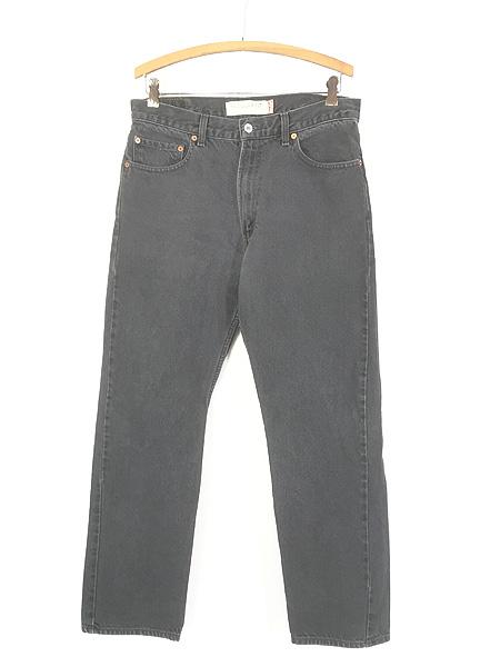 古着 00s Levi's 505-0260 サルファ スーパー ブラック デニム パンツ ジーンズ スリム W32 L30