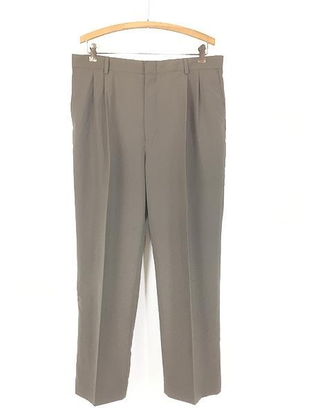 古着 90s Levi's Travelers Dress Slacks 2タック ドレープ ウール スラックス パンツ スリム W35 L29
