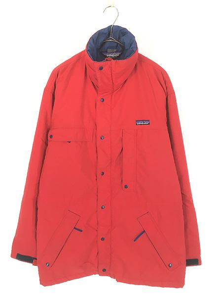 古着 80-90s Patagonia 名作 パデット ナイロン ガイド ジャケット レッド M