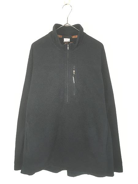 古着 Patagonia ハーフジップ シンチラ フリース ジャケット ブラック L