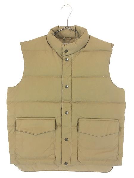 古着 90s Cabela's 比翼 コットン シェル グース ダウン ベスト M