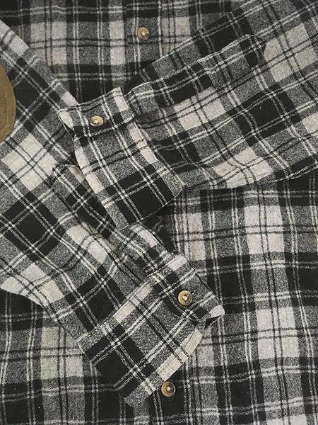 古着 00s Pendleton 「Trail Shirt」 ブラック × グレー バッファロー