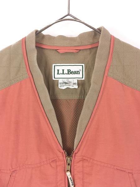 古着 90s LL Bean 裏地メッシュ 多ポケット コットン ナイロン