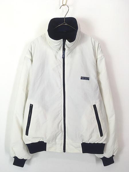 古着 80s USA製 Eddie Bauer フリース ライナー パデッド シェルド ウォームアップ ジャケット L