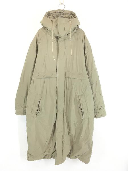 古着 80s Eddie Bauer 名作 GORE-TEX ウエストベスト 2way フーデッド ボリューム グース ダウン ロング コート XL