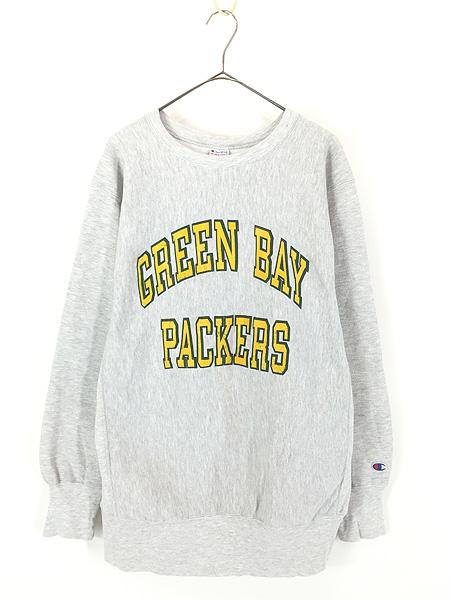 古着 90s USA製 Champion Reverse Weave NFL 「PACKERS」 パッカーズ リバース スウェット XL