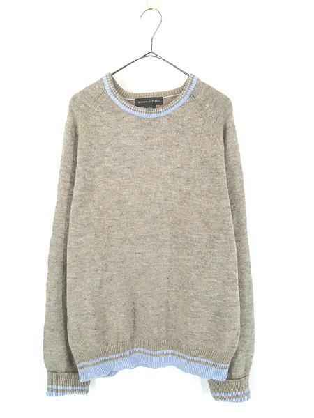古着 00s BANANA REPUBLIC コットン モヘア ミックス ニット セーター XL