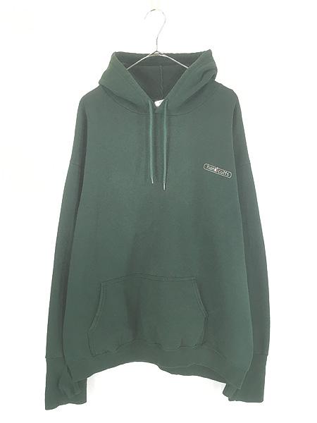 古着 90s USA製 handcuffs 手袋袖 ワンポイント スウェット パーカー L