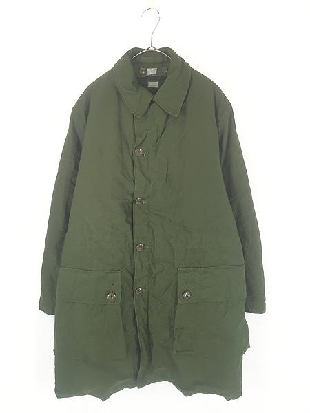古着 60s スウェーデン軍 M-59 ミリタリー コットンサテン フィールド　コート ボア ライナー付 C50 ミント!!
