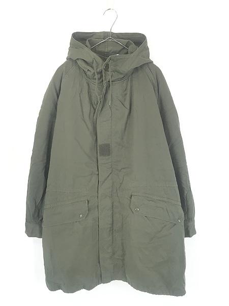 古着 70s フランス軍 M64 「ARMEE FRANCAISE」 ミリタリー コットンツイル フィールド モッズ コート パーカー ライナー付 92C