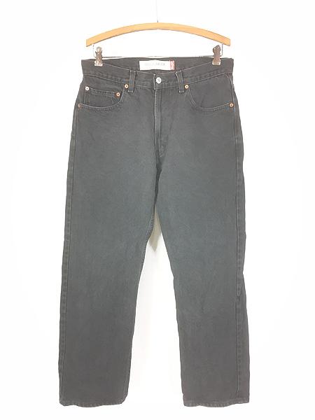 古着 00s Levi's 505-0260 サルファ ブラック デニム パンツ ジーンズ スリム W33 L29