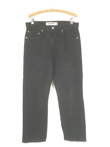古着 00s Levi's 505-0260 サルファ スーパー ブラック デニム パンツ ジーンズ スリム W33 L29