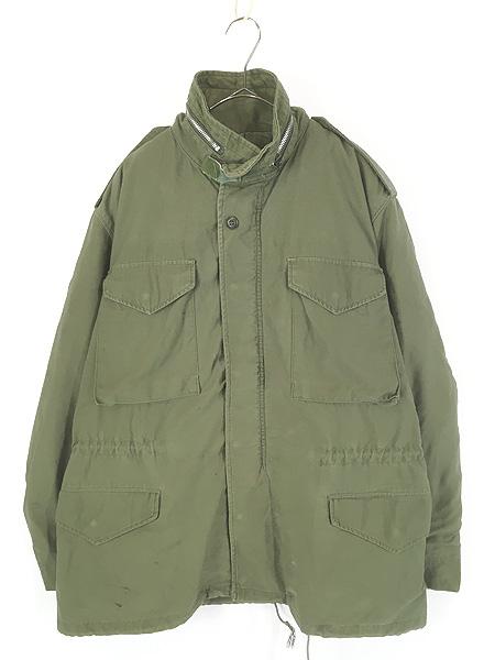 古着 60-70s 米軍 US M-65 2nd アルミジップ ミリタリー フィールド ジャケット L位