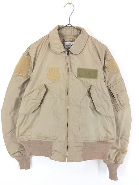 古着 10s 米軍 USAF CWU 36/P ミリタリー サマー フライト ジャケット アラミド素材 TAN!! M
