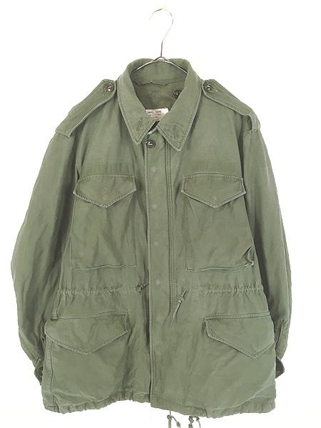 古着 50s 米軍 US ARMY M-51 中期型 ヘビー コットンサテン ミリタリー フィールド ジャケット 貴重 S-S!!