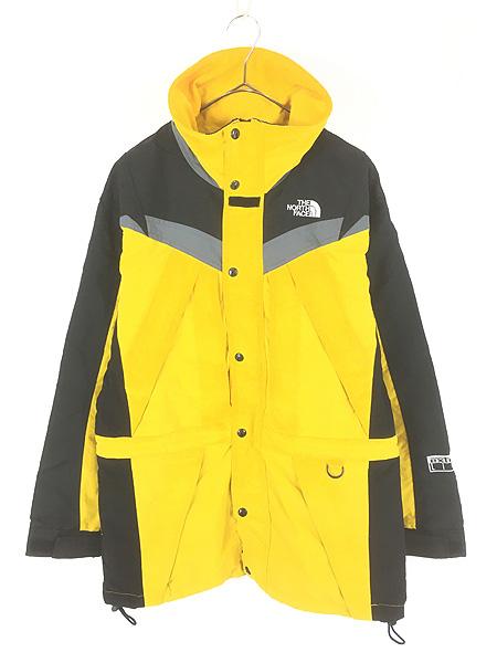 古着 90s TNF The North Face EXTREME LIGHT  エクストリームライト マウンテン ジャケット 黄×黒 S