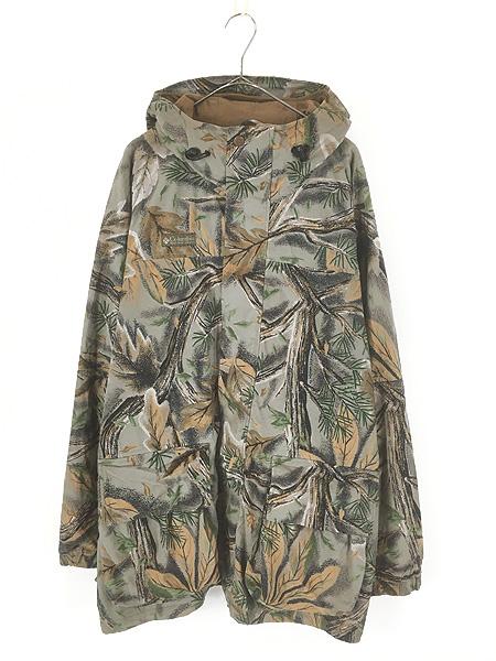 古着 90s Columbia 「Buckeye Vanish」 リアルツリー カモ 迷彩 ピーチスキン ハンティング ジャケット XL