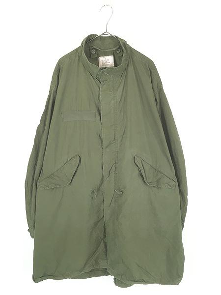 古着 80s 米軍 US ARMY M-65 ミリタリー モッズ パーカー コート フィッシュテール L