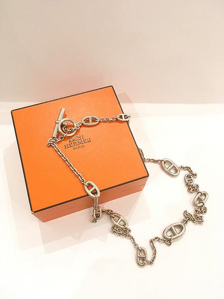 雑貨 古着 France製 Hermes Farandole ファランドール ネックレス シルバー925
