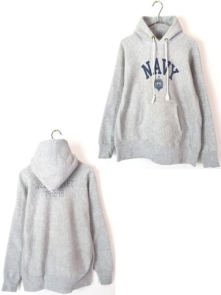 古着 70s USA製 Champion Reverse Weave 「NAVY」 染み込み ミリタリー リバース ウィーブ スウェット パーカー L