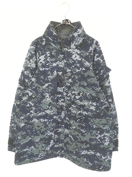 古着 10s 米軍 USN ピクセル カモ 迷彩 NWU Type1 GORE-TEX ゴア ワーキング パーカー M-S