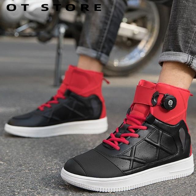 バイクブーツ　オートバイ用　ライディングシューズ メンズ バイクシューズ バイク用