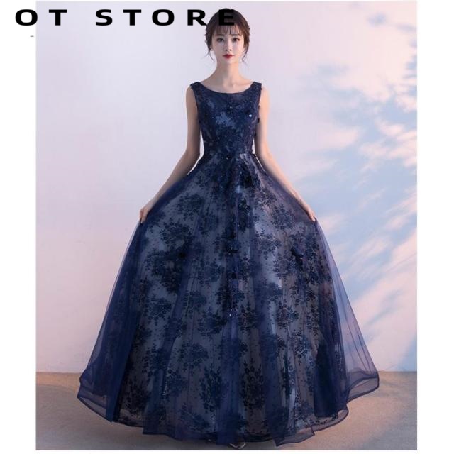 在庫一掃 ロング丈 パーティードレス 結婚式 ウエディングドレス 花柄 袖なし マキシワンピース ワンピース 衣装 大人 上品 お呼ばれ 二次会 演奏会